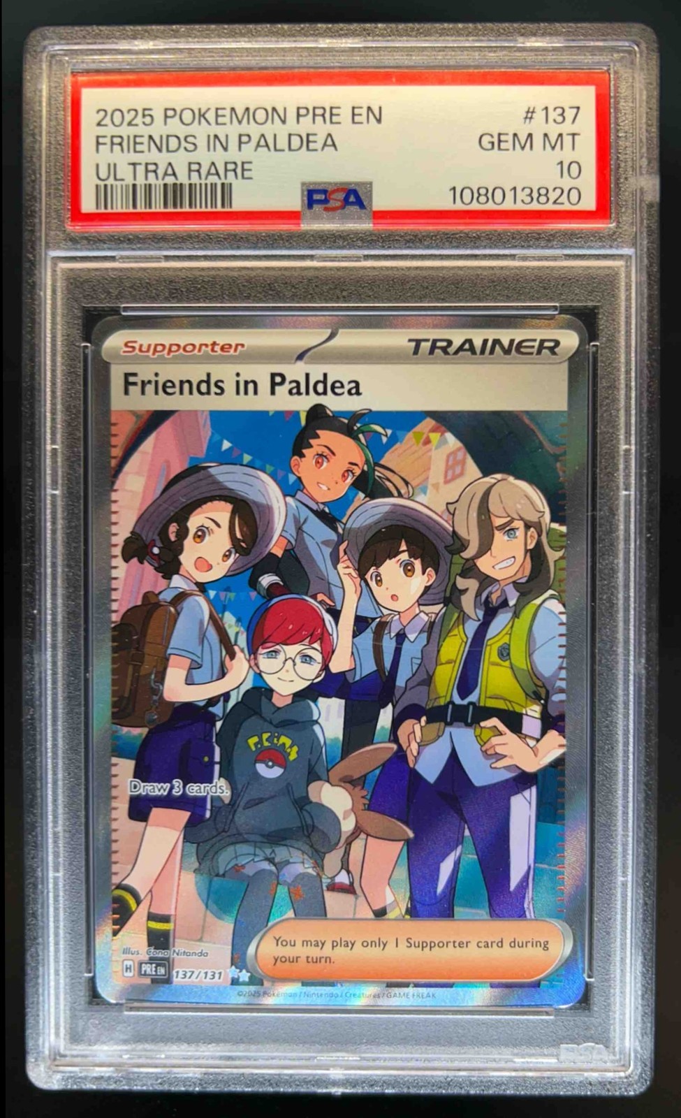 Friends in Paldea 2025 Scarlet & Violet: Prismatic Evolutions #137/131 ...