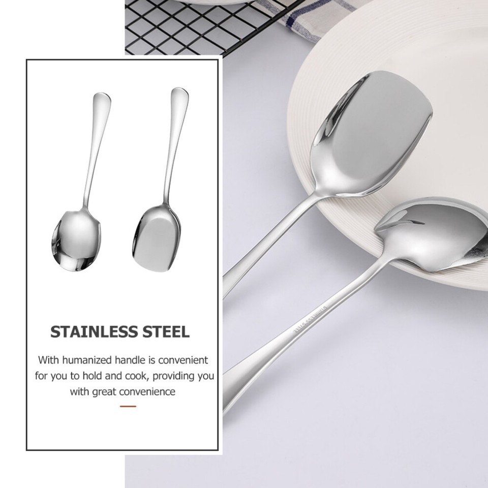 Shovel Shape Spoon Serving Household Food Serving Kitchen Large Spoon ...