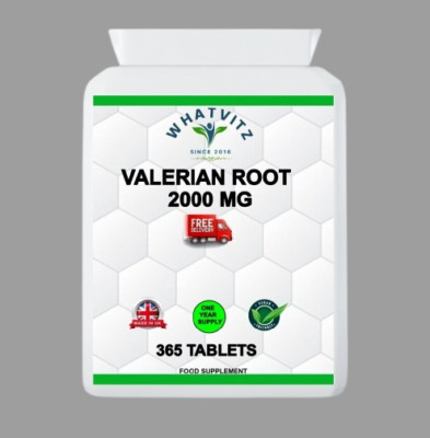 VALERIAN ROOT HIGH STRENGHT 365 TABLETS ,FLAT BOTTLE ,LETTER BOX ...
