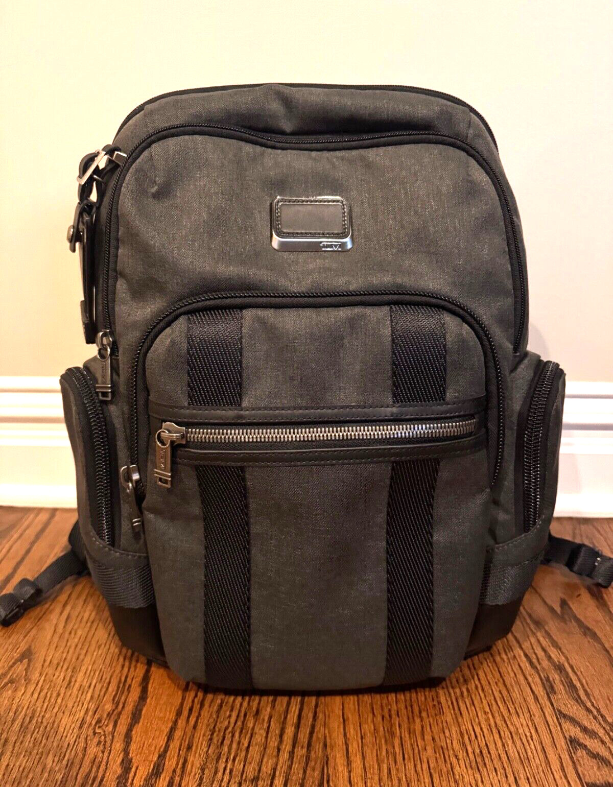 Tumi Alpha Bravo Nathan Business Backpack w/Leather T… - Gem