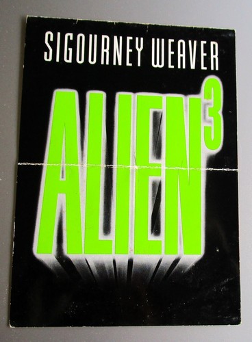 Alien 3 Sigourney Weaver promotional postcard acceptable condition | eBay