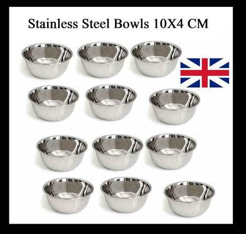 Stainless Steel Bowls Katori Stackable Metal Serving Bowl Snack Curry ...
