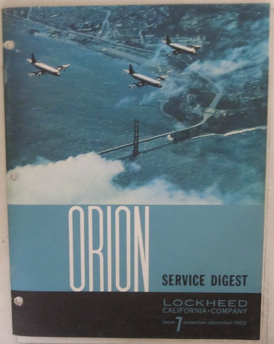 Orion Service Digest LockHeed California Company Issue 7 November ...