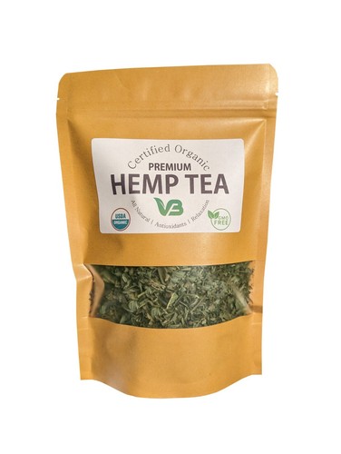 Premium Hemp Tea Certified Organic All-Natural | Loose Leaf | Hemp ...