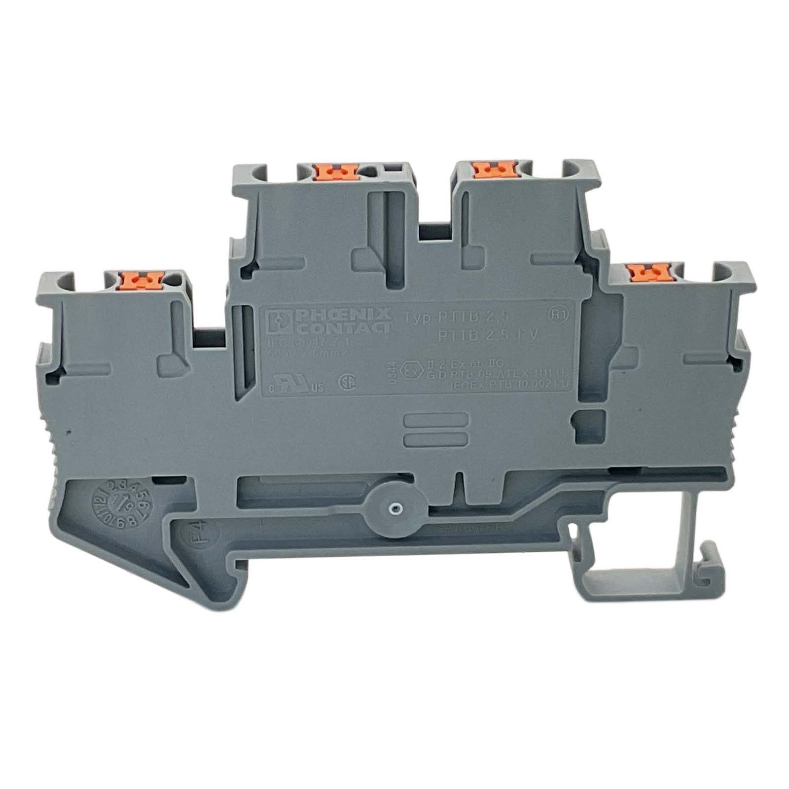 Phoenix Contact Series PTTB 2.5 Level Terminal Block 0.14-4mm² Gray ...