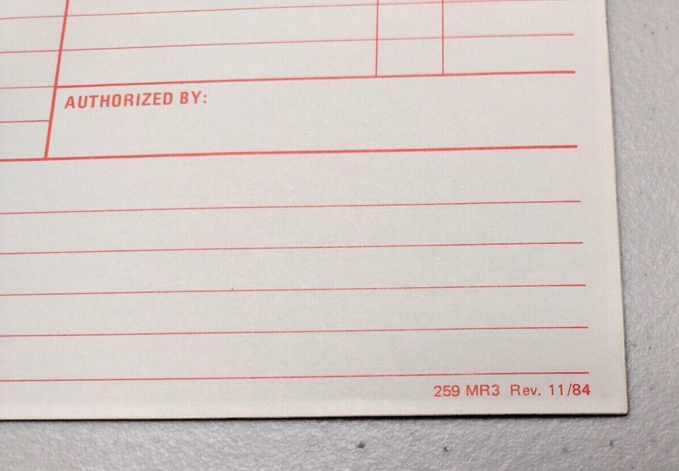 NOS AMC Factory Dealer Parts Department Order Forms 8 sheets AMC/JEEP ...