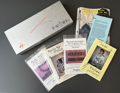 Vintage FASTURN Fabric Turning Tube Set in Box EXTRA Patterns Sewing ...