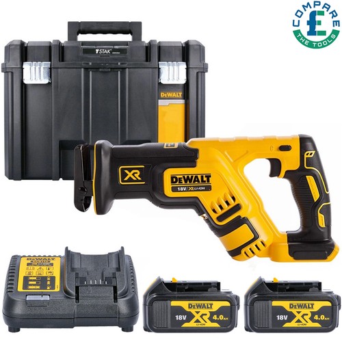 Dewalt DCS367 18V Brushless Reciprocating Saw With 2 x 4.0Ah Batteries ...