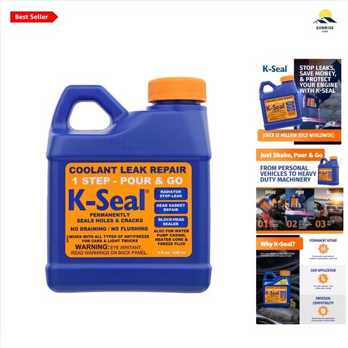 Coolant Leak Sealant 236ml | Multi-Use Radiator & Head Gasket Repair ...