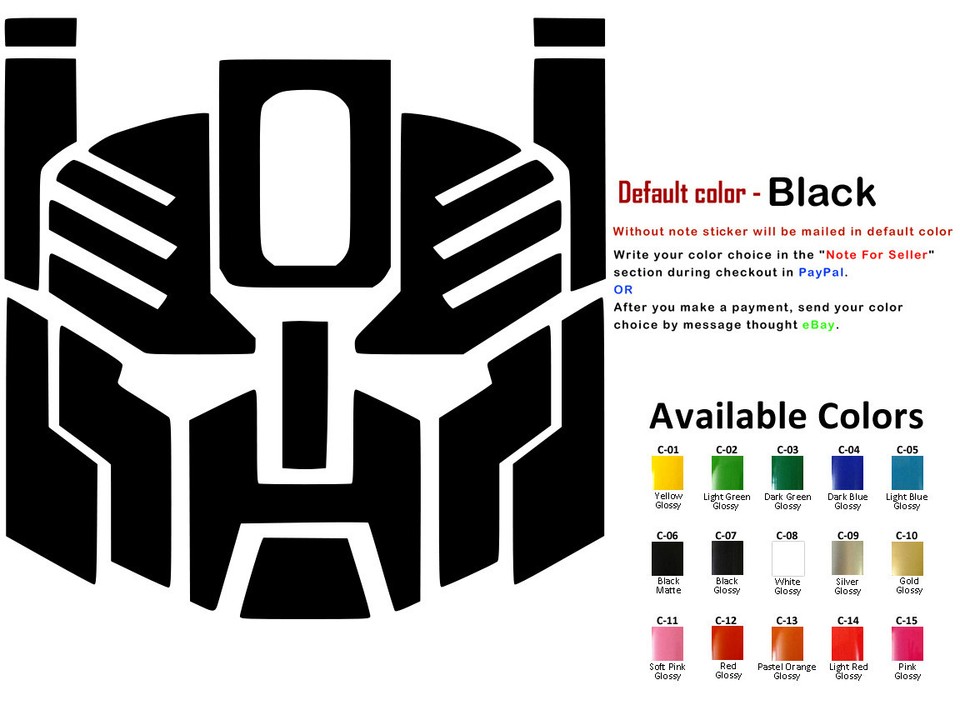 Transformer Logos Vinyl Decal Sticker Car Window Design Laptop Movie ...