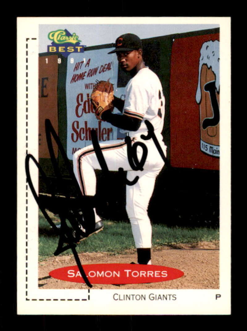 1991 Classic Best #324 Salomon Torres AUTOGRAPHED!!!! 242918 | eBay