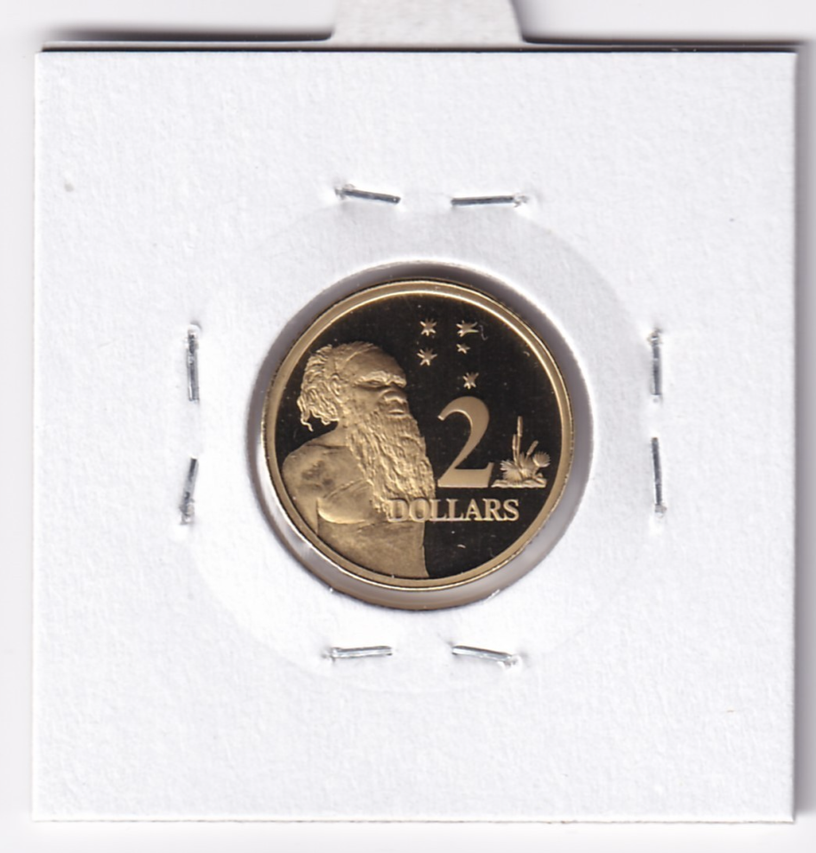 AUSTRALIAN PROOF: 1996 $2 ELDER COIN IN 2X2 HOLDER #5296 | eBay