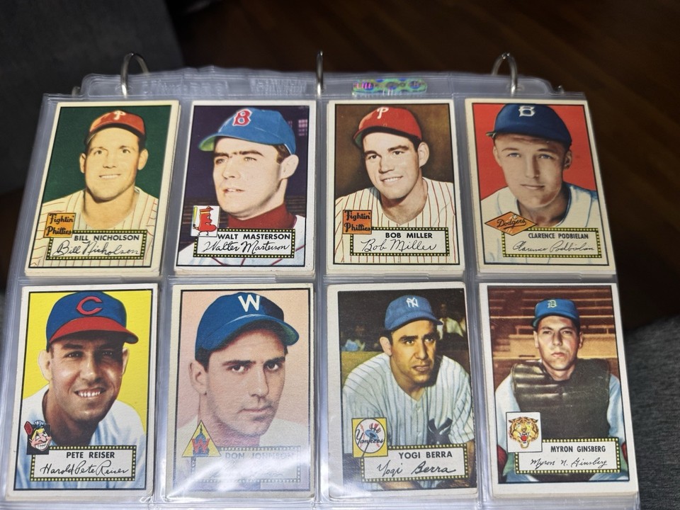 1952 TOPPS BASEBALL COMPLETE SET LOW# 1-310 PSA w/ WILLIE MAYS PSA 1 ...
