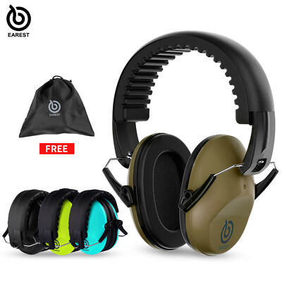 Earest Protection Ear Muffs Noise Reduction Hearing For Gun Shooting ...