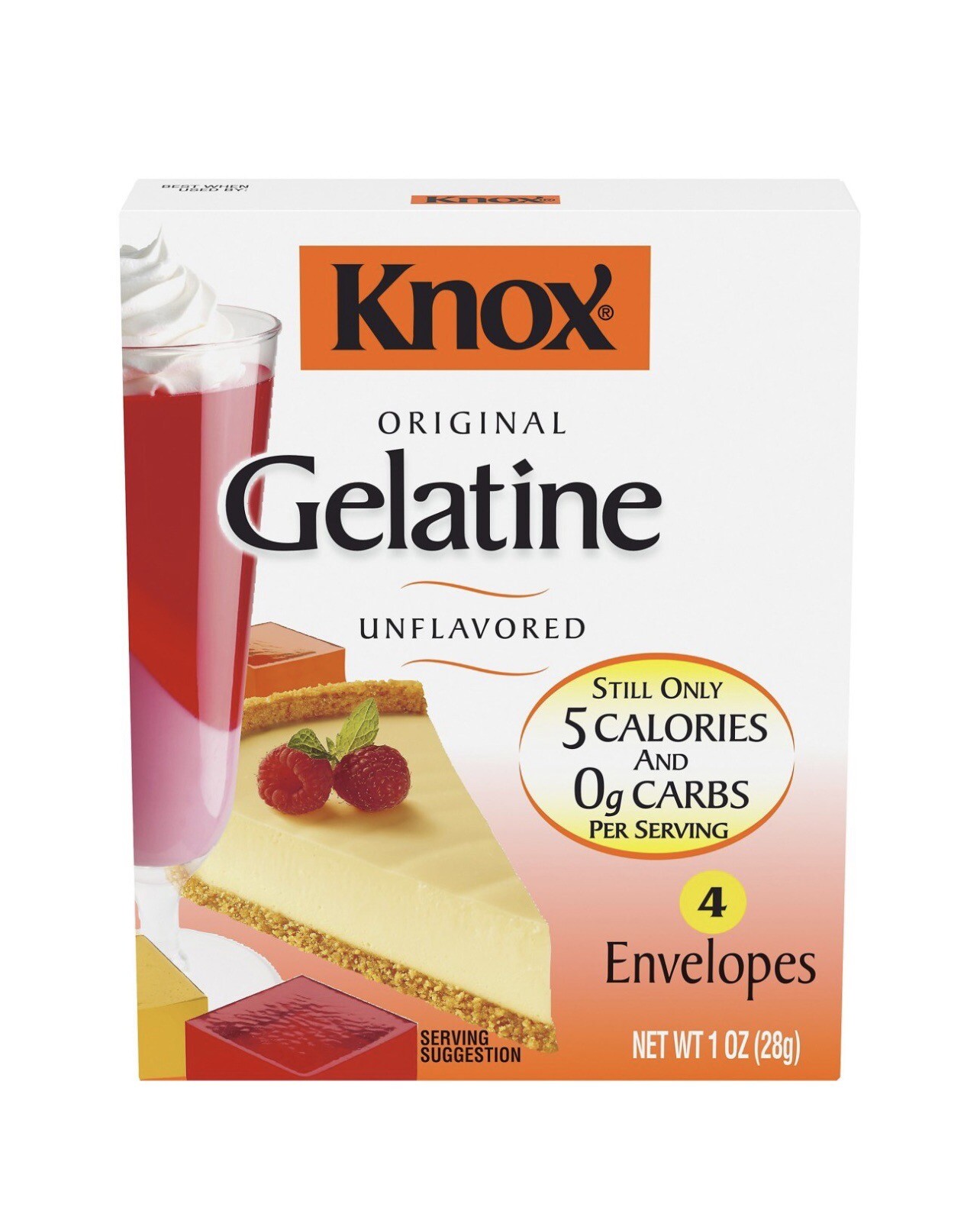 2 PACK Knox Original Unflavored Gelatine Mix, 4 ct | eBay