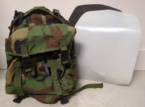 US Military MOLLE II Patrol Pack w/ Pad/Stiffener - Woodland Camo ...