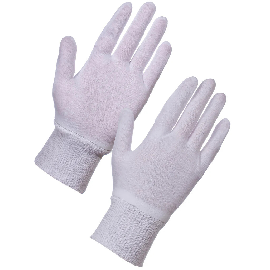 White Gloves Soft Cotton White Hand Glove Handling Work Hands