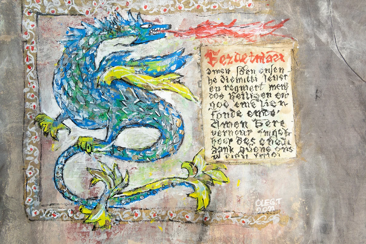 European Dragon Painting