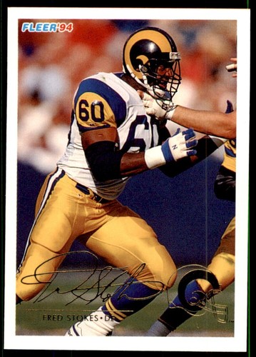 1994 Fleer Fred Stokes Los Angeles Rams #266 | eBay