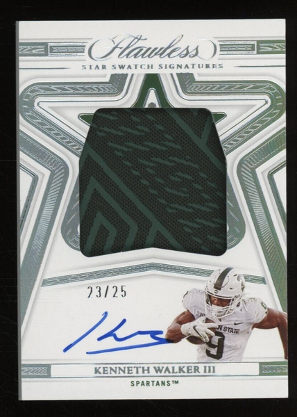2023 Panini Flawless Collegiate - Star Swatch Signatures #22 Kenneth ...