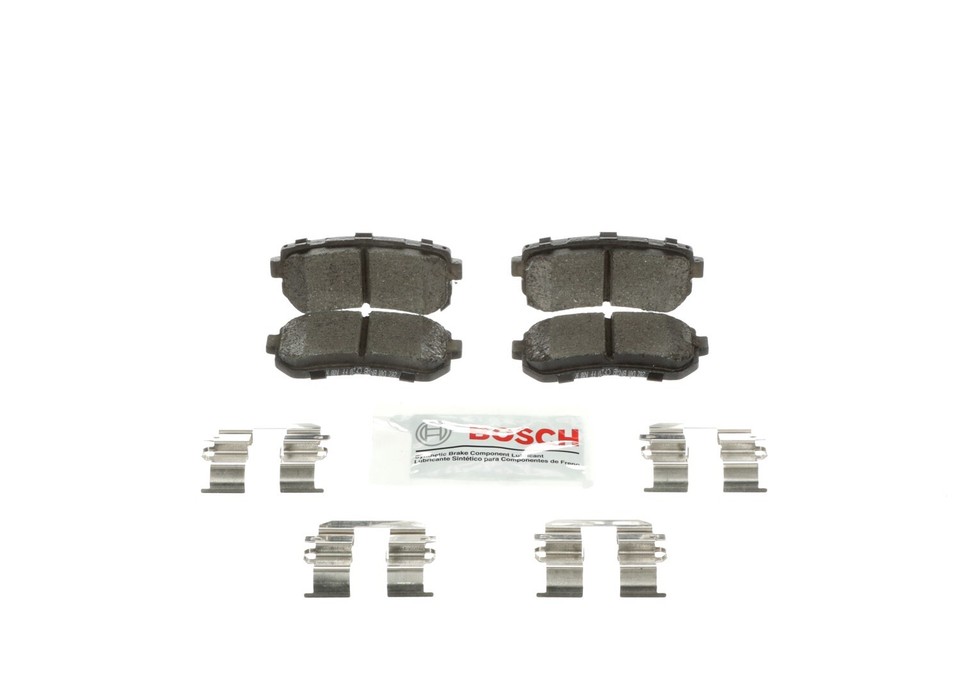 Bosch Blue Ceramic Brake Pads with Hardware Rear For 2019 Kia Optima 2 ...