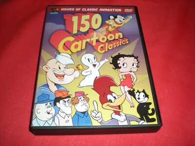 150 Cartoon Classics (DVD, 2006, 4-Disc Set, 4 - DVDs) 683904505309| eBay