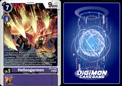 Helloogarmon | BT14-078 | U | Digimon Blast Ace | eBay
