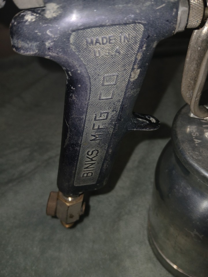 Vintage Binks Model 7 Spray Gun Made USA with Tip/Nozzle and Binks Cup ...