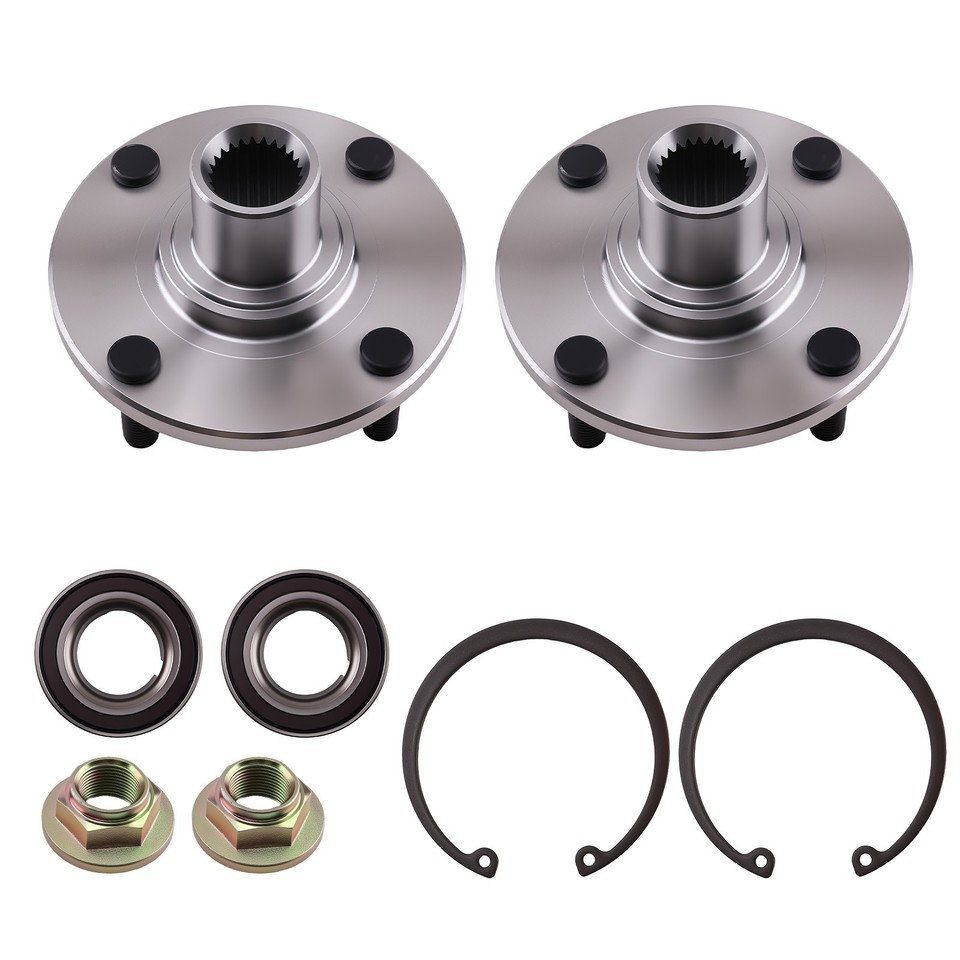 Front Left Right Wheel Hub Unit Assembly for Ford Focus 00-11 WB18510 4 ...