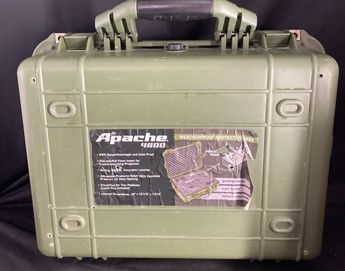Weatherproof Protective Hard Case NO Foam Green X-Large Apache 4800 ...