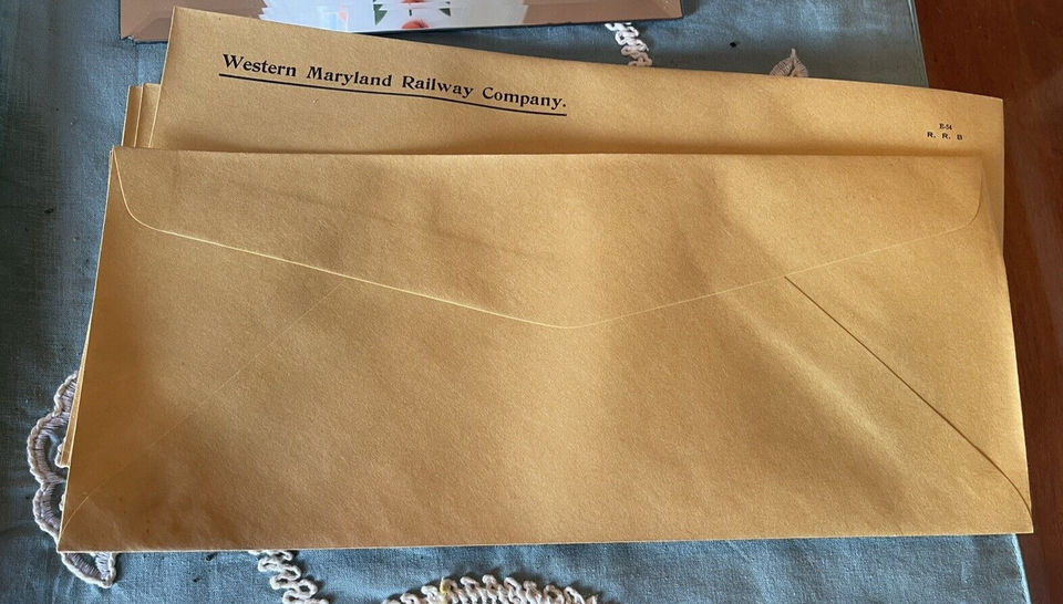 7 Vintage WESTERN MARYLAND RAILWAY Company Envelopes Railroad | eBay