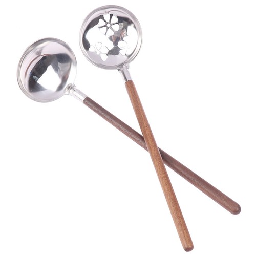 Long Handle Stainless Steel Big Head Round Dinner Soup Spoon Stirring ...