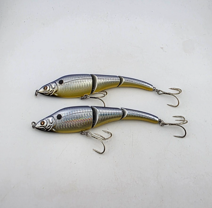 (2) Sebile Magic Swimmer 145 SK Jointed Swimbait Fishing Lures Lot of 2 ...
