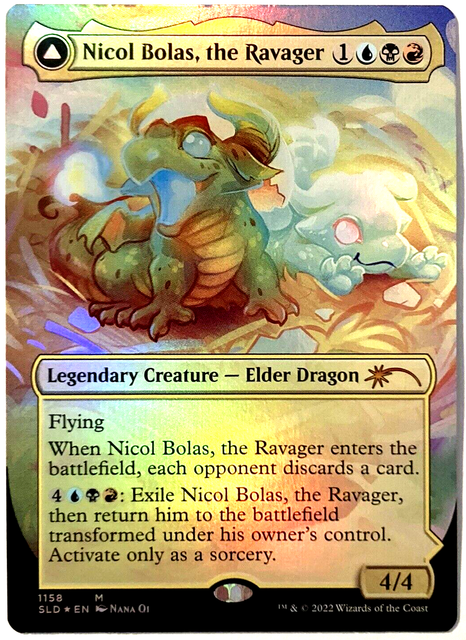 MTG Nicol Bolas, the Ravager // Nicol Bolas, the Arisen Secret Lair ...