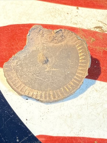 Dug Civil War 💥 🇺🇸 💣 Colonial Lead Filled Rosette | eBay