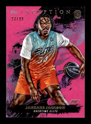 Jahzare Jackson 2021-22 Topps Inception OTE Overtime Elite #46 RC Pink ...