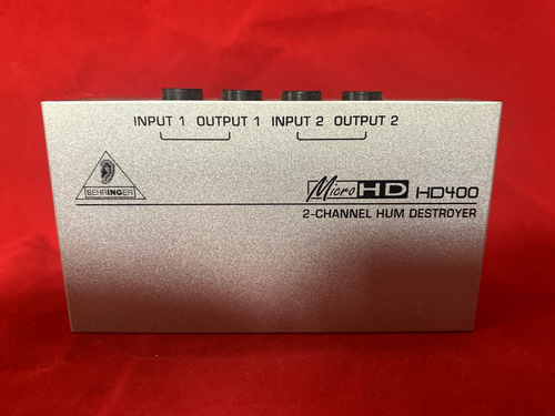 Behringer HD400 2-Channel Hum Destroyer Guaranteed (15H) | eBay