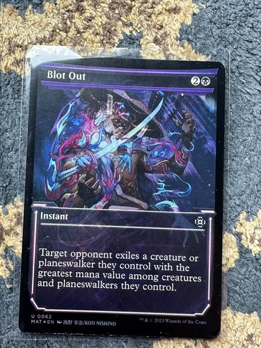 MTG MOM Aftermath SHOWCASE U Blot Out #0062 | eBay