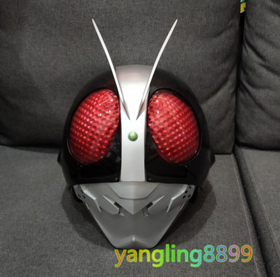 New Kamen Rider 2 Cosplay Helmet 1:1 Wearable LED Masked Rider Resin ...