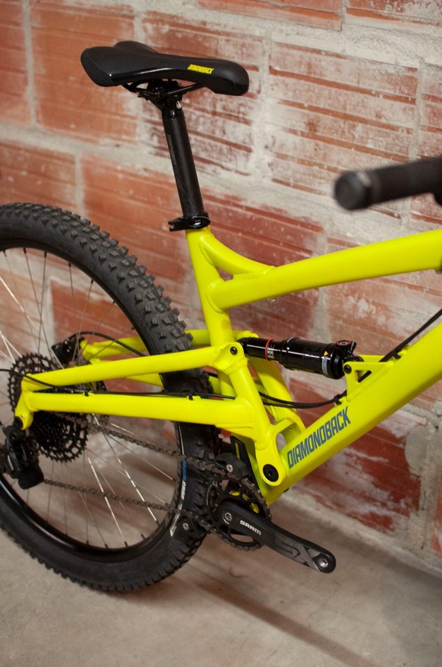 Diamondback Atroz 3 Full Suspension Mountain Bike, MD/44cm, Yellow | eBay