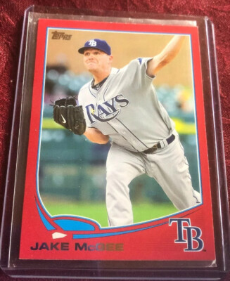 Jake McGee 2013 Topps SP RED Border Card #384, San Francisco Gianta | eBay