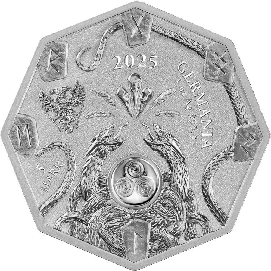 1 oz Silber 999 Seeress Witchcraft Serie 2025 Herbalist Germania Mint 5 ...