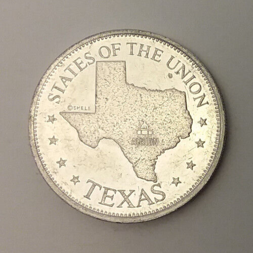 Texas 28th State Aluminum Coin Medal Token 26mm | eBay