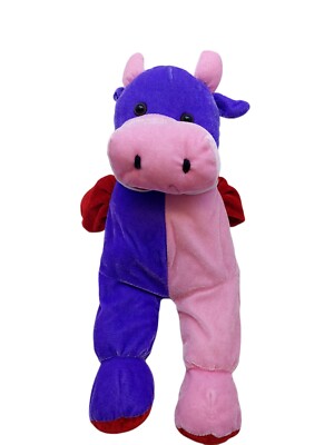 Kuddle Me Toys Plush Stuffed Pink Purple Red Hippo Hippopotamus 15" | eBay