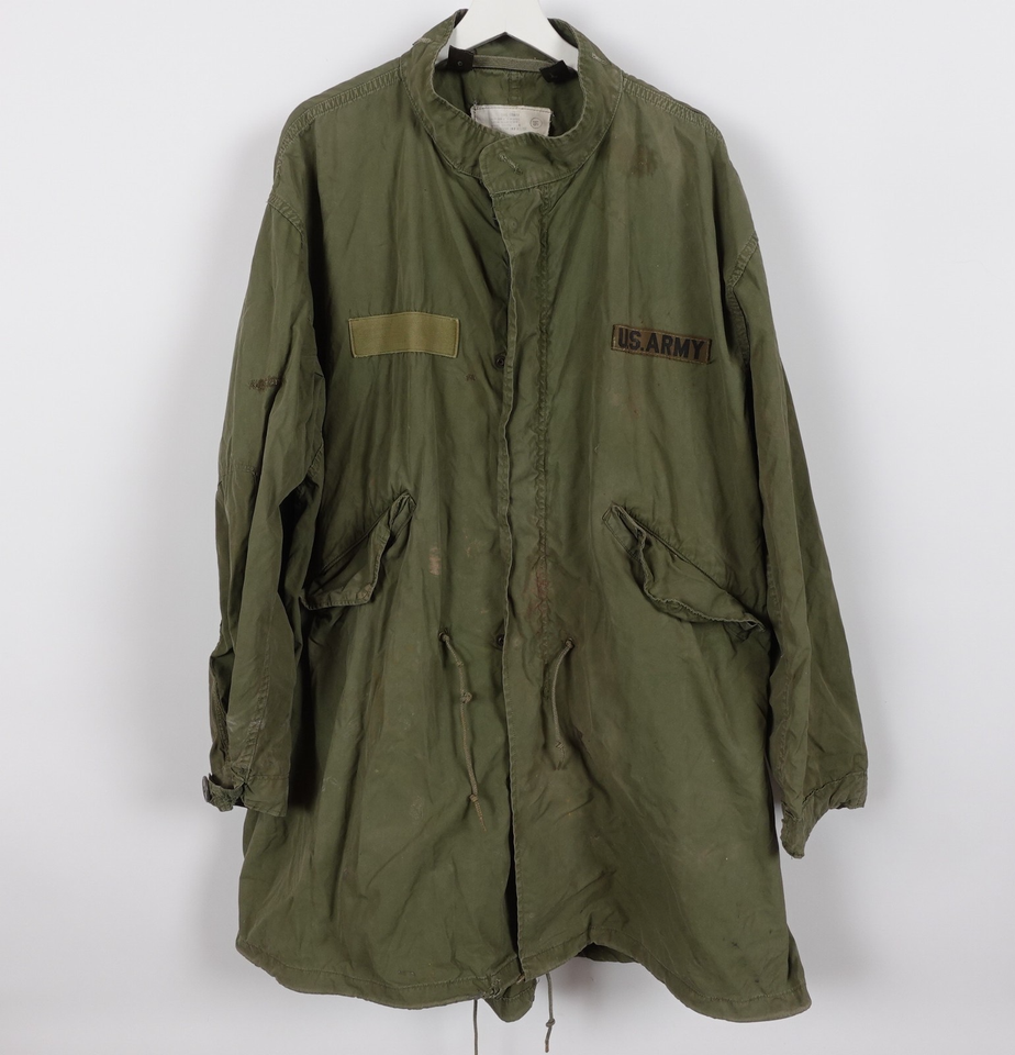 Vintage Military Fishtail Extreme Cold Weather Parka Army Split Jacket ...