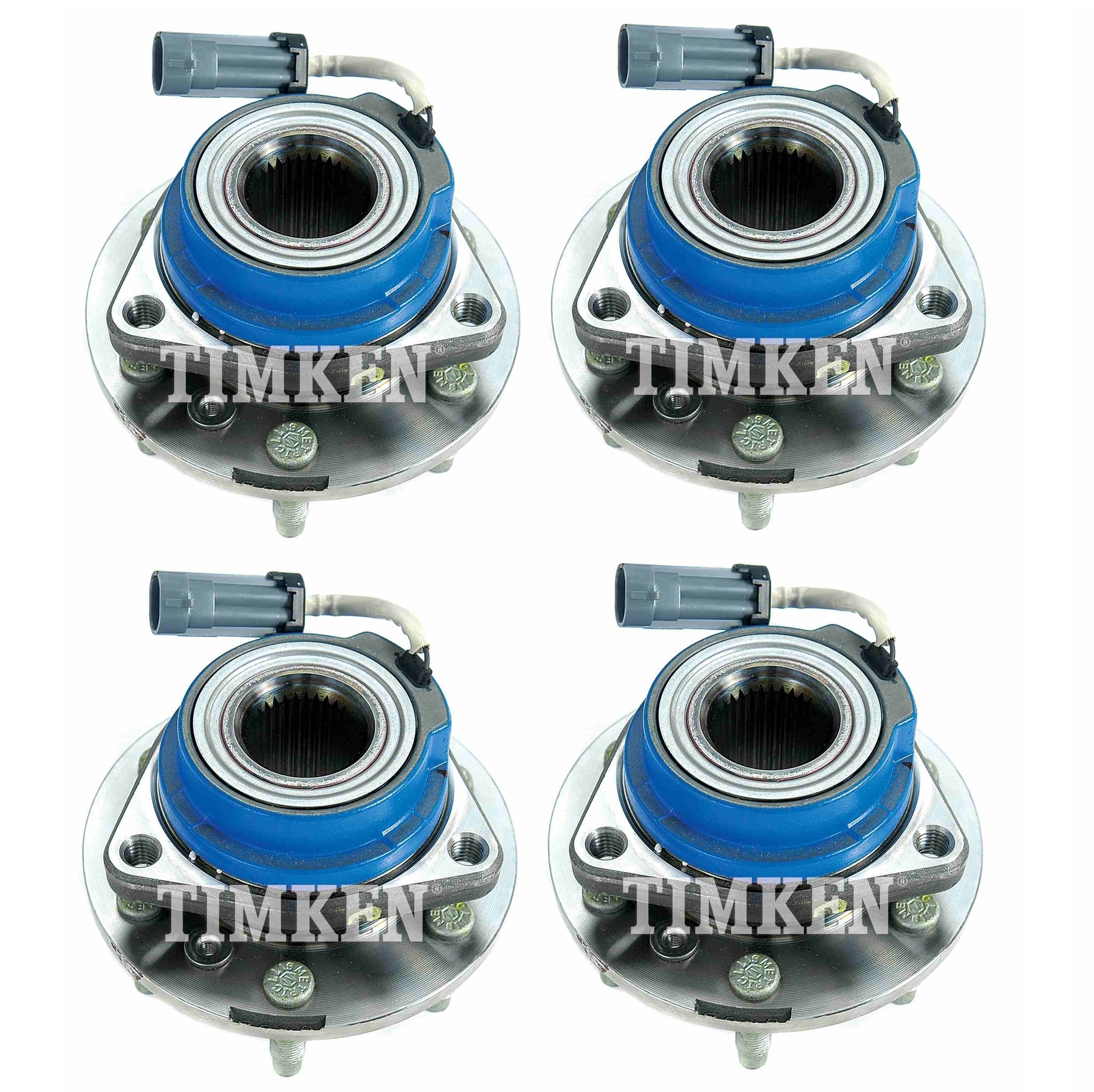 Front and Rear Wheel Bearing & Hub Assembly Kit Timken For Terraza ...