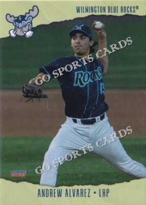 2023 Wilmington Blue Rocks Andrew Alvarez RC Rookie Nationals Minor ...