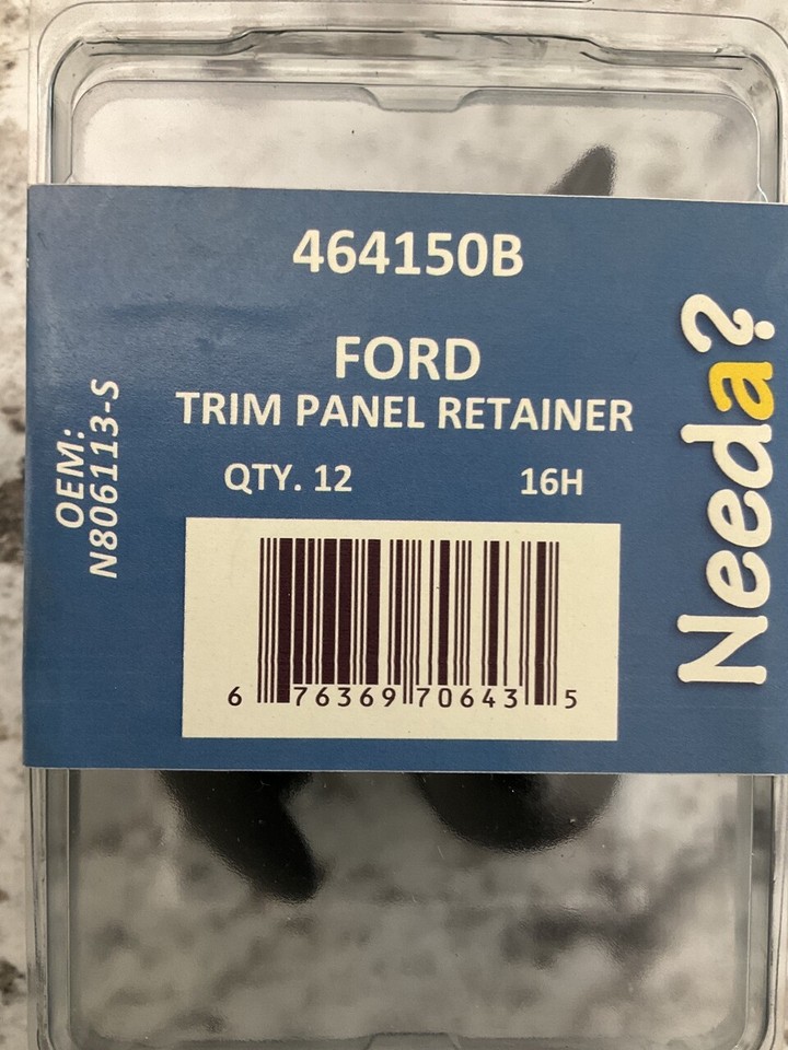 12 Pcs Needa 464150B Splash Shield Retainer Clips Replaces N806113S ...