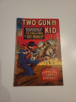 Vintage MARVEL Two Gun Kid cowboys comic edited by Stan Lee March # 86 ...