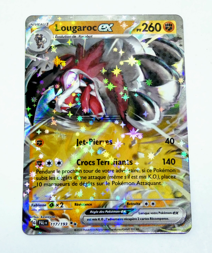 LOUGAROC EX 117/193 ECARLATE VIOLET EVOLUTIONS PALDEA CARTE POKEMON ...